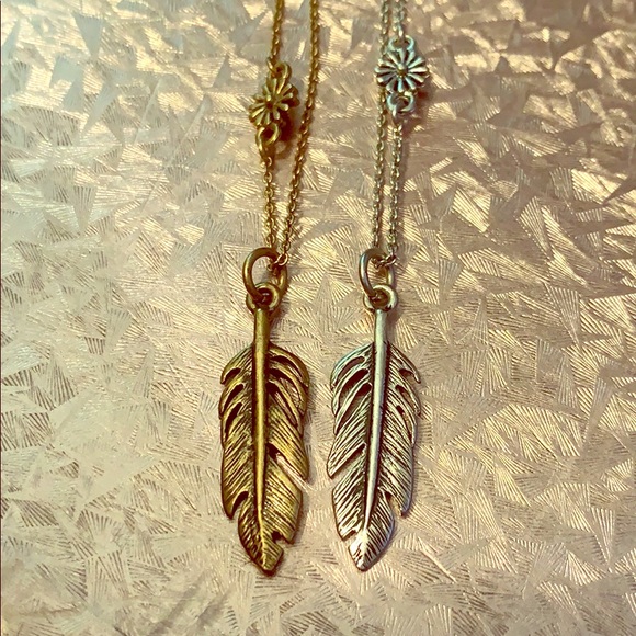 Jewelry | Feather Necklace Set | Poshmark